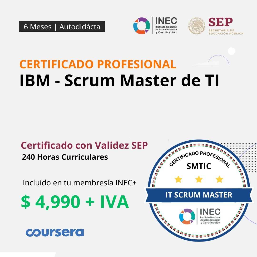 IBM – Scrum Master de TI – Ceducap